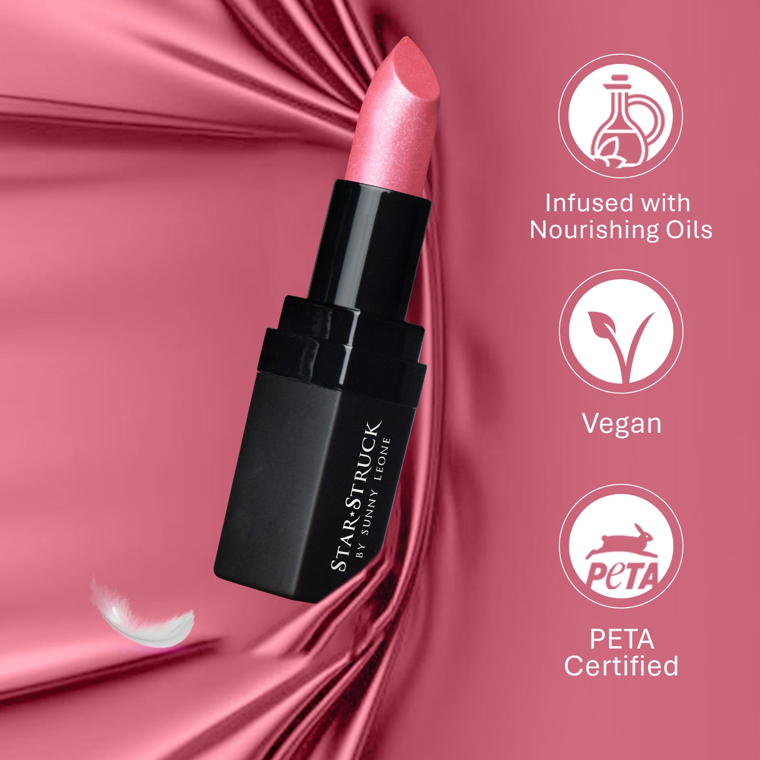 Berry Glimmer - Shimmer Lipstick - Pink, Metallic Lipsticks | 4.2gms ...