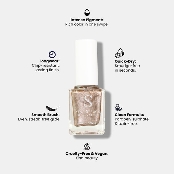 Gold Shimmer - Shimmer Nail Polish | Sparkling Finish – Star Struck by ...
