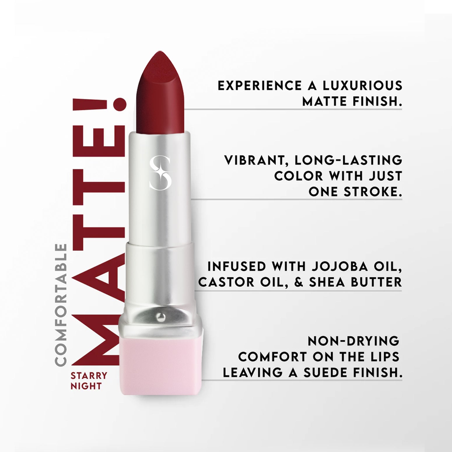 Starry Night - Luxe Matte Lipstick, Maroon | 4.2gms – Star Struck by ...